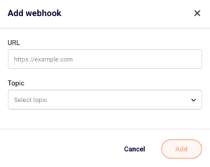 Webhooks – Sender Help Center